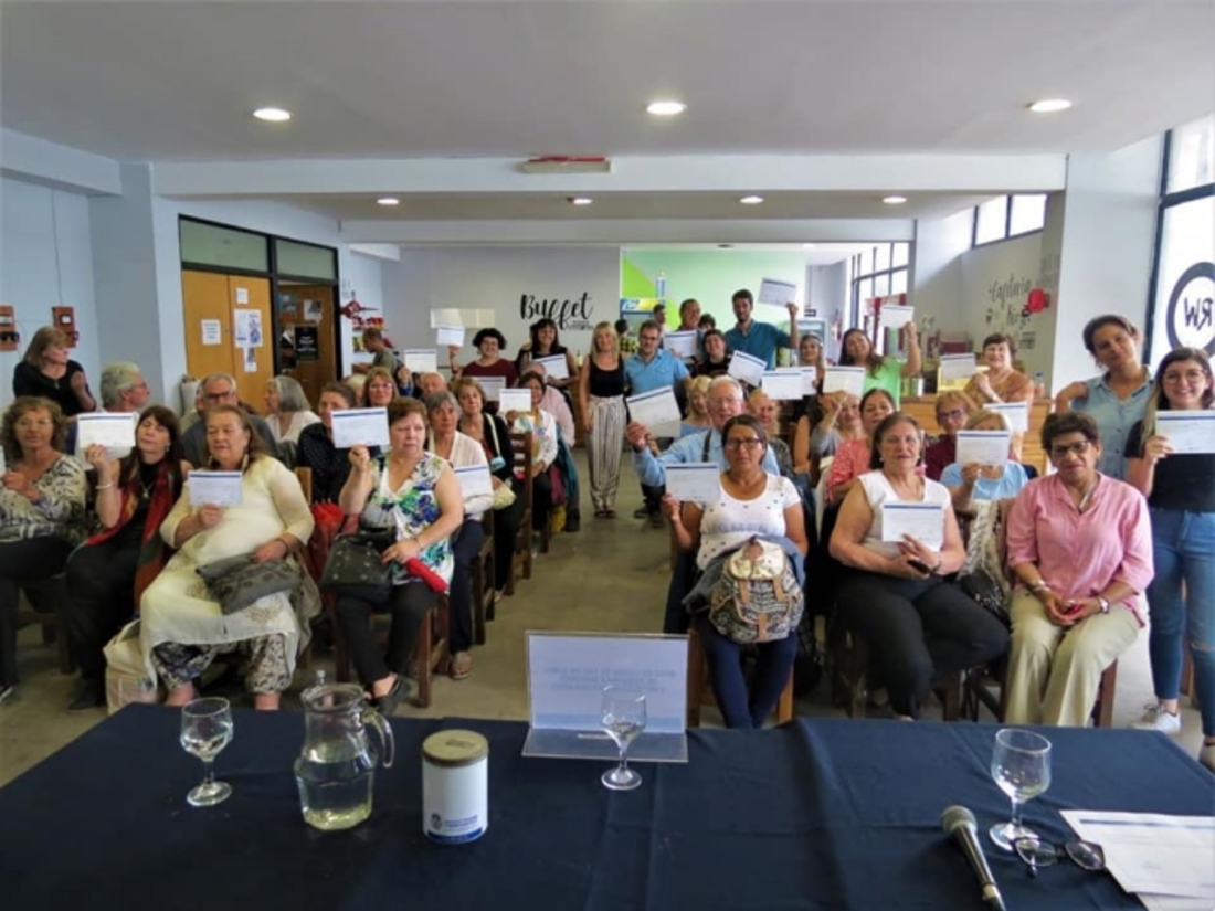 Mesa de Trabajo de Personas Mayores - Se realizó el acto de cierre de ...
